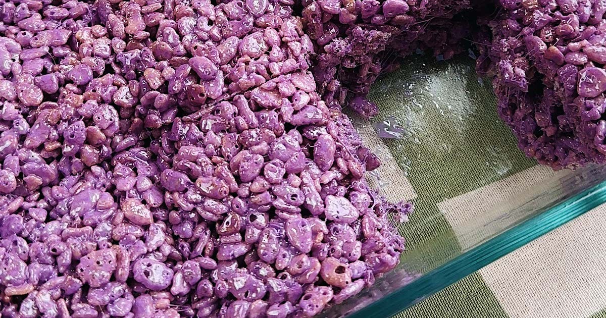 Ube Rice Krispie Treats Recipe - Samsung Food
