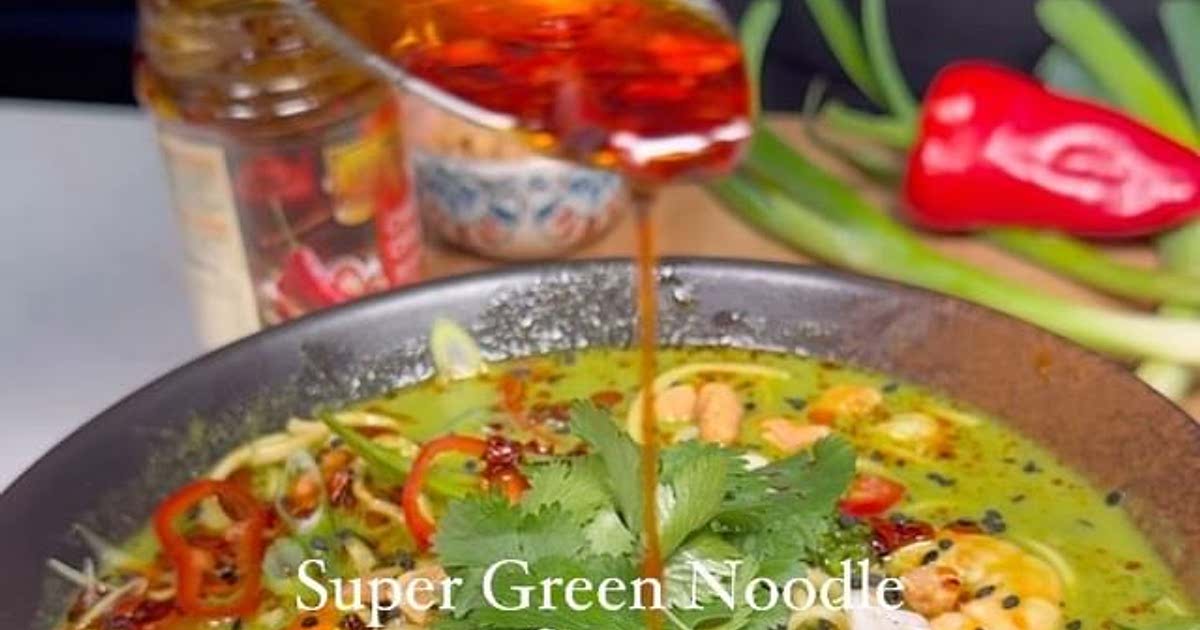 Super Green Noodle Soup Recipe — Samsung Food