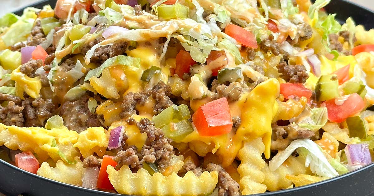 Cheeseburger Loaded Fries Recipe — Samsung Food