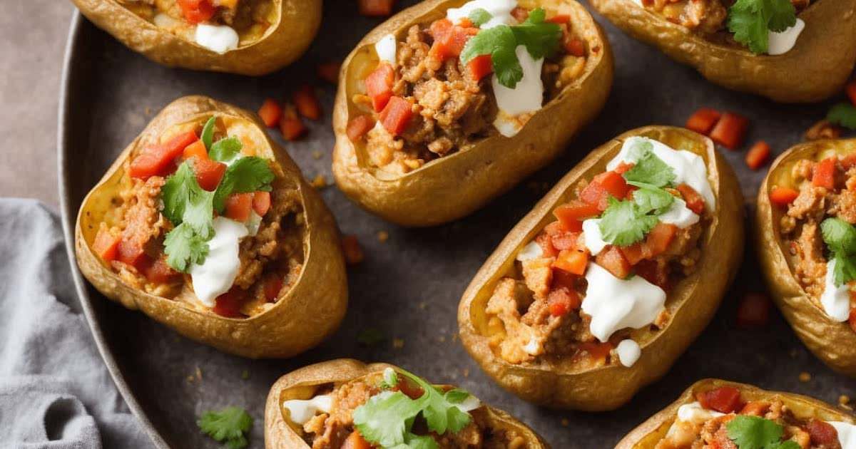 Turkey Chilli Jacket Potatoes Recipe - Samsung Food