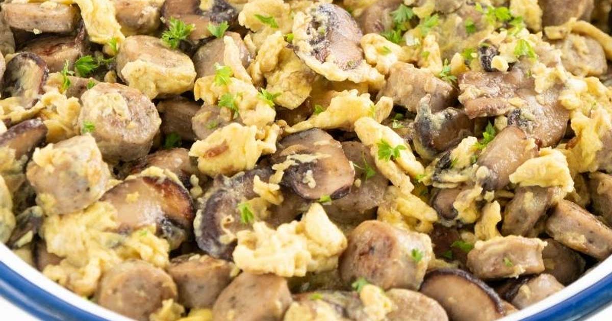 Low Carb Wurst-Pilz-Pfanne mit Ei Recipe - Samsung Food