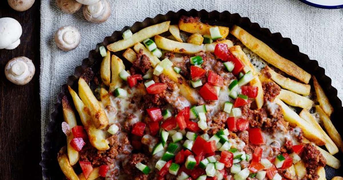 Mushroom Bolognese Loaded Fries Recipe - Samsung Food