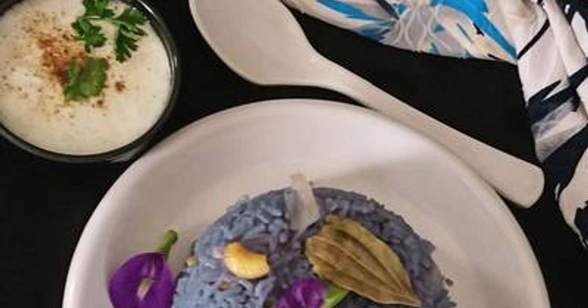 Butterfly pea flower Fried Rice Recipe — Samsung Food