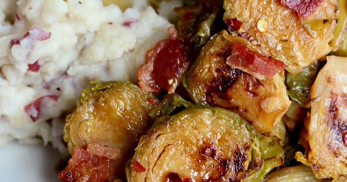 Hot Honey Brussels Sprouts with Bacon Recipe — Samsung Food