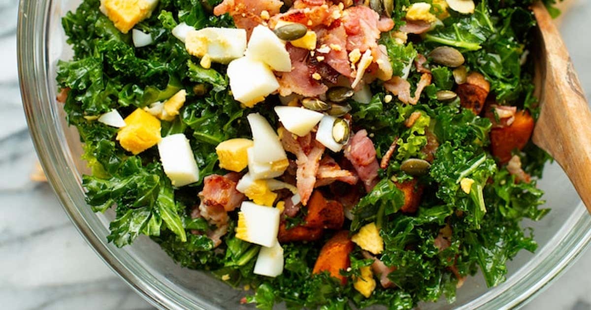 Sweet Potato Kale Breakfast Salad Recipe - Samsung Food