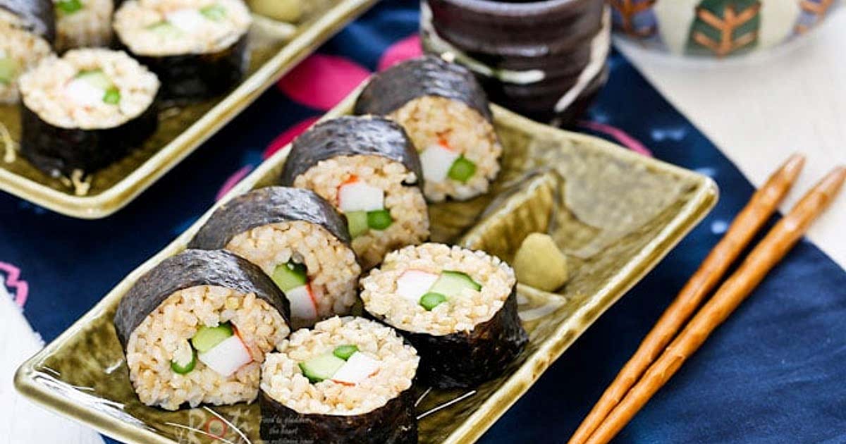 Brown Rice Sushi Recipe — Samsung Food
