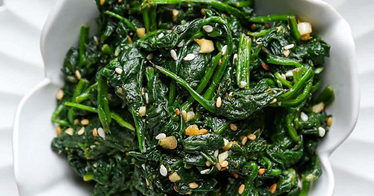 Korean Spinach Side Dish (Sigeumchi Namul) Recipe — Samsung Food