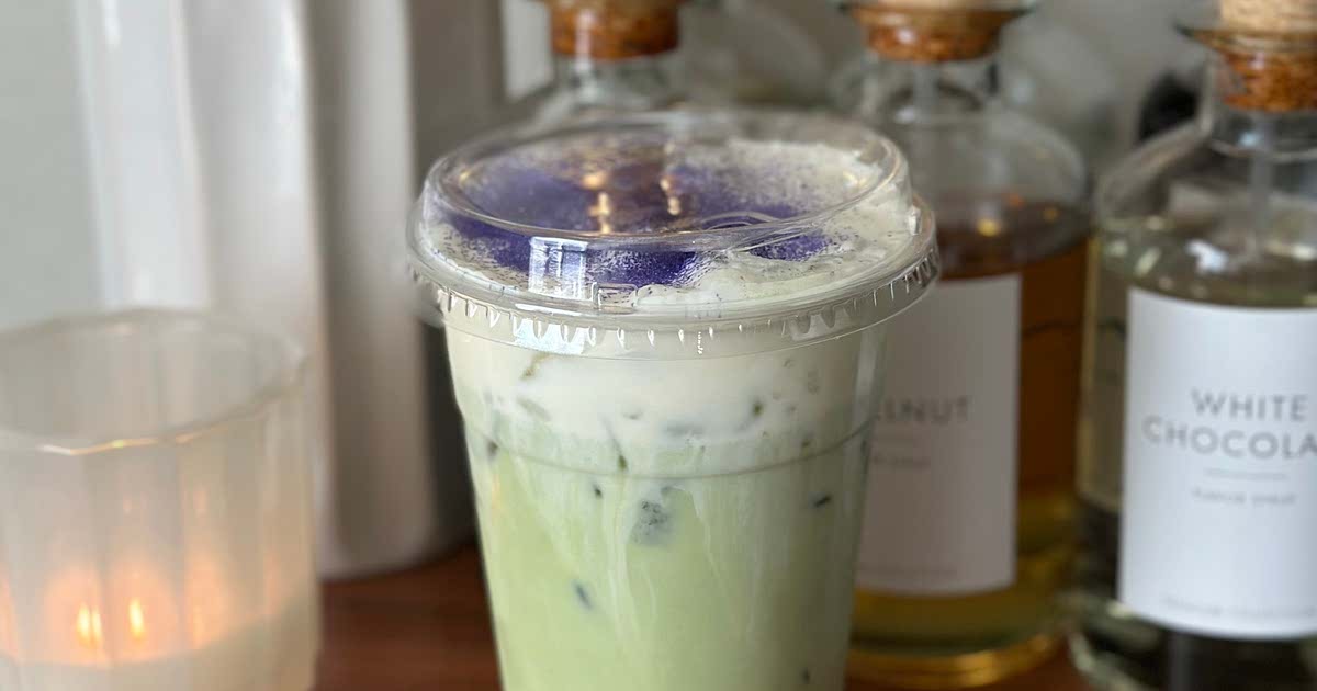 The Little Mermaid Coconut Matcha Latte Recipe — Samsung Food