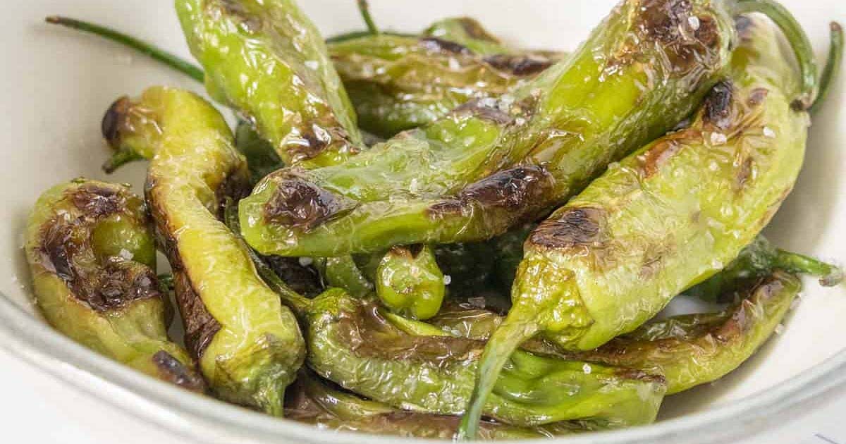 Grilled Shishito Peppers Recipe — Samsung Food