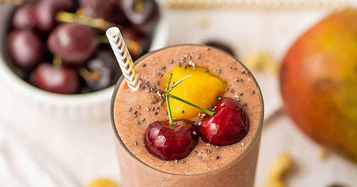 Mango Cherry Smoothie Recipe — Samsung Food