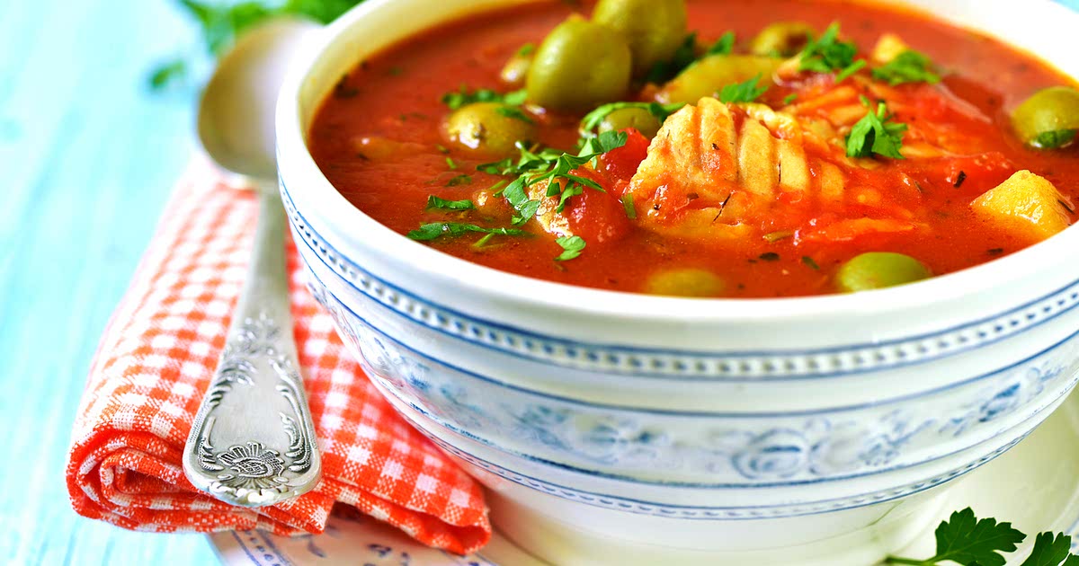 FRESH COD STEW WITH POTATOES AND OLIVES Recipe — Samsung Food