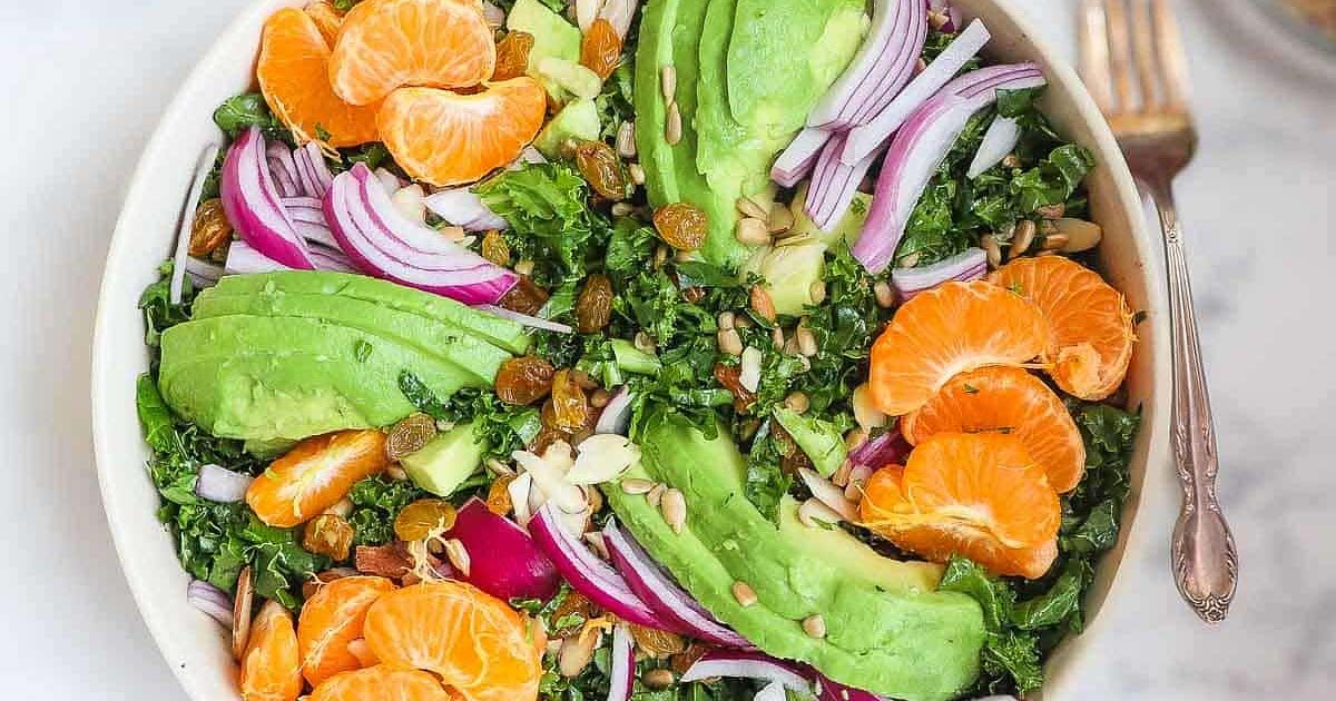 Citrus Kale Salad with Lemon Tahini Recipe — Samsung Food