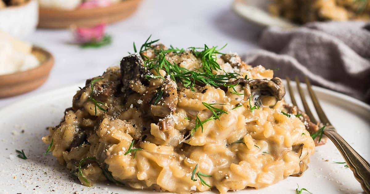 Porcini Mushroom Risotto Recipe — Samsung Food