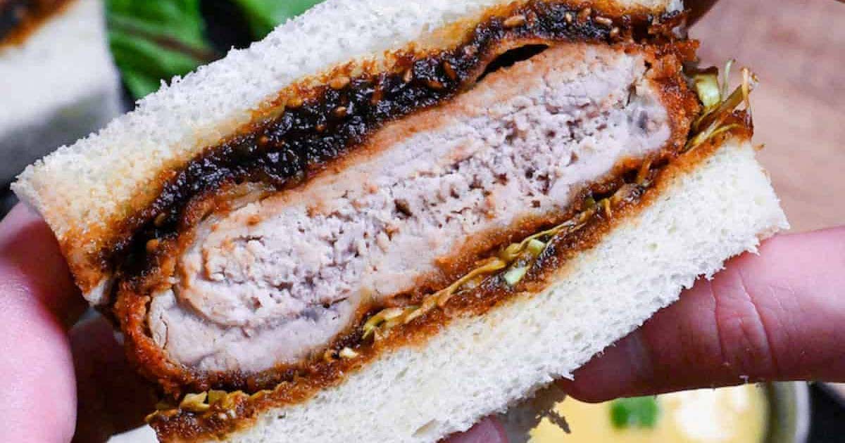 Pork Katsu Sando (Sandwich) with 2 Homemade Sauces Recipe | Samsung ...