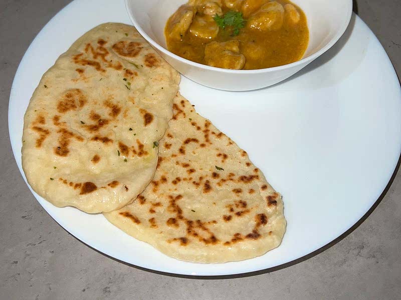 Two Ingredient Naan (makes 4 naans) and at just 240 Calories each 🥟💫🥟💫 ...