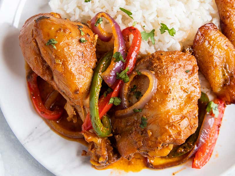 Pollo Guisado Dominicano (Dominican Stewed Chicken Recipe) - Whisk