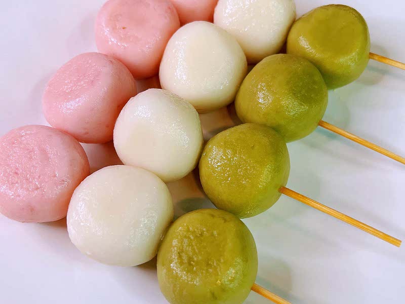 Tricolor Dango Recipe - Whisk