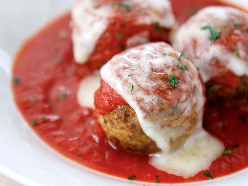 Keto Meatball Parmesan Low Carb Recipe Whisk