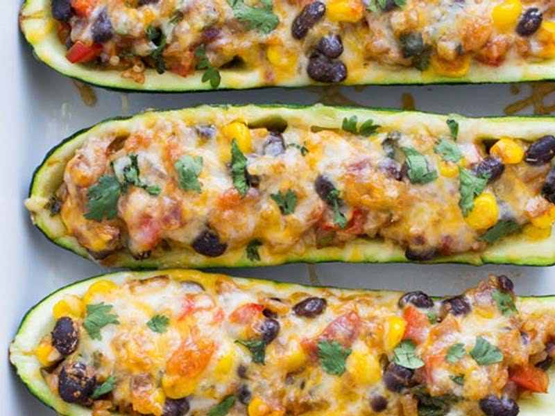Mexican Zucchini Burrito Boats Recipe - Samsung Food