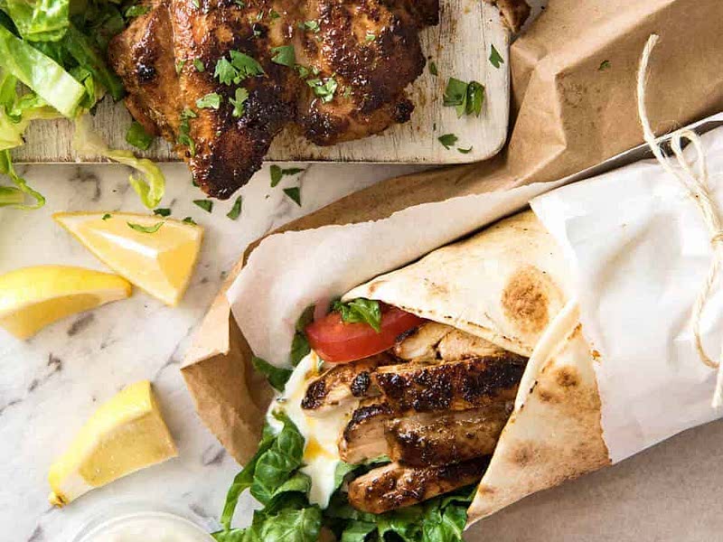 Chicken Shawarma & Turkish Flatbread Recipe - Samsung Food