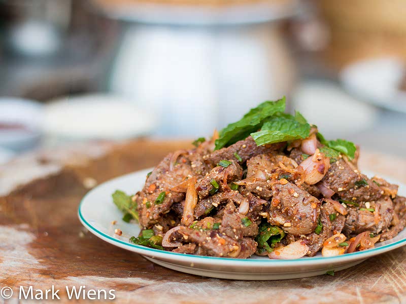 Thai Nam Tok Recipe (น้ำตกเนื้อ) - Waterfall Beef Salad - Samsung Food