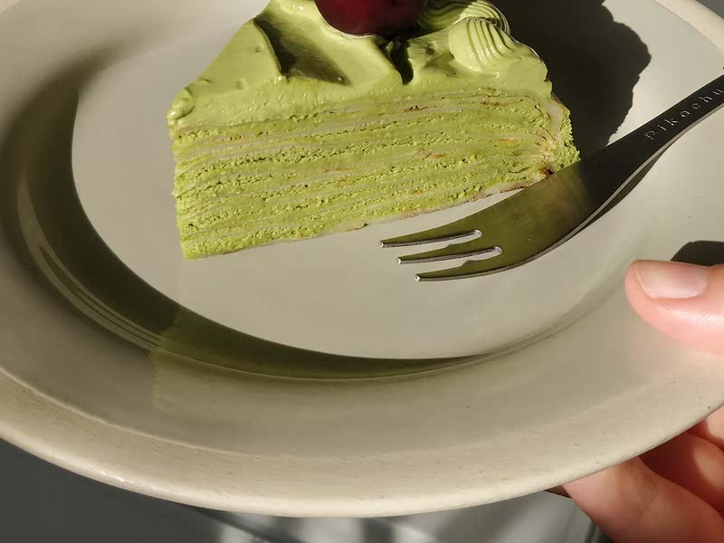 Matcha crepe cake Recipe - Samsung Food
