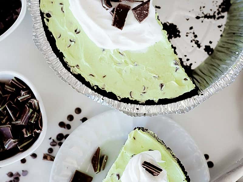 Mint Chip Cream Pie Recipe - Samsung Food