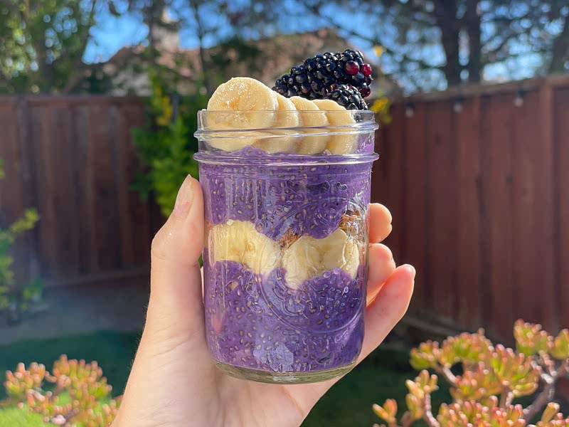 Purple Chia Pudding Recipe - Samsung Food