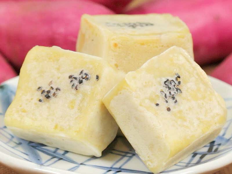 Sweet Potato Kintsuba Recipe (Japanese Traditional Dessert / Wagashi ...