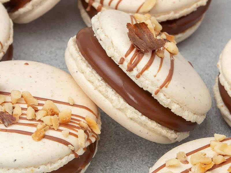 Chocolate Hazelnut macarons Recipe - Samsung Food