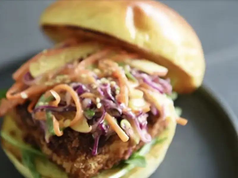 Crispy Katsu Burger - Yeung Man Cooking Recipe - Samsung Food