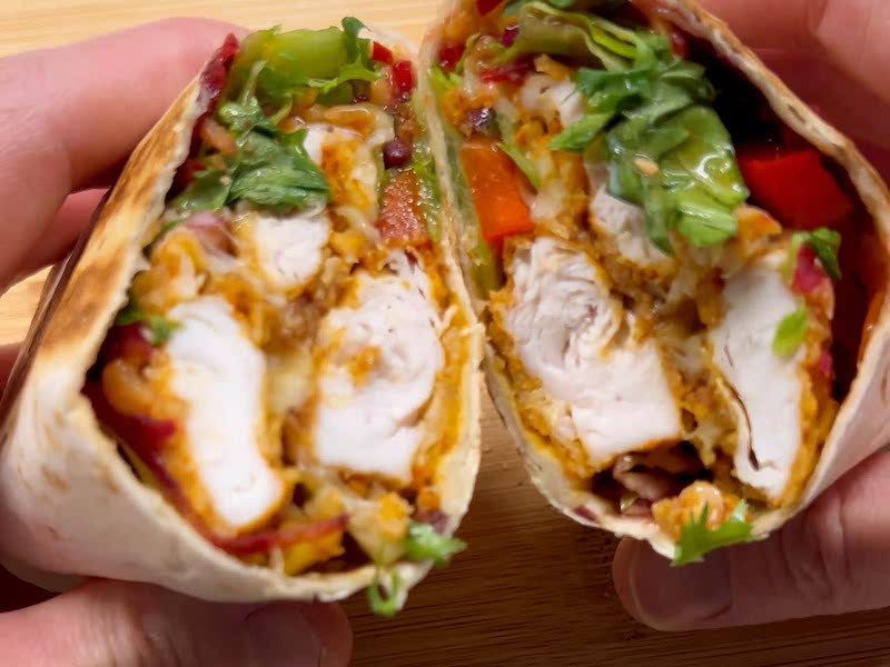 Sweet Chilli Crispy Chicken Wrap Recipe - Samsung Food