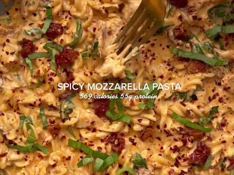 Spicy Mozzarella Pasta 🤌🏼 Recipe - Samsung Food