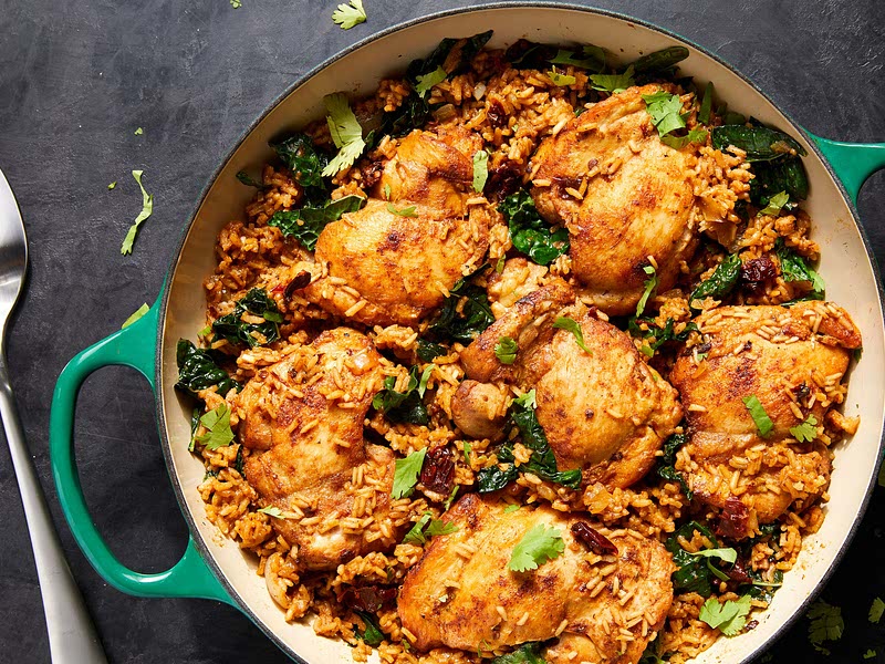 One-Pot Adobo Chicken And Rice Recipe - Samsung Food