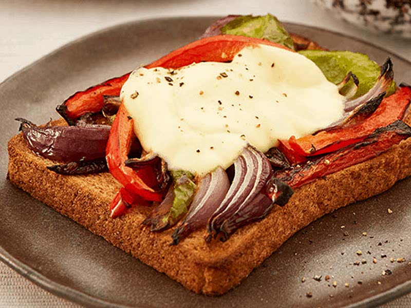 Pepper and onion cheese melts Recipe - Samsung Food