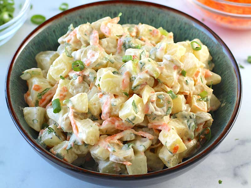 Brazilian Potato Salad with Carrots and Olives Recipe - Samsung Food