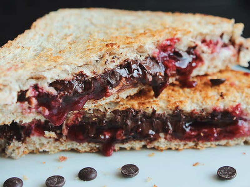 Grilled Chocolate + Raspberry Sandwich Recipe - Samsung Food