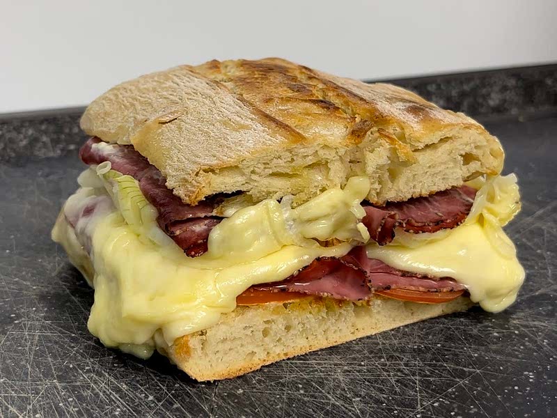 Pastrami Raclette Sandwich Recipe - Samsung Food