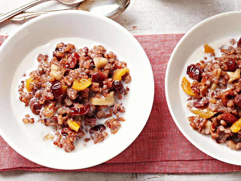 Red Rice Pudding with Almond Milk Recipe - Samsung Food