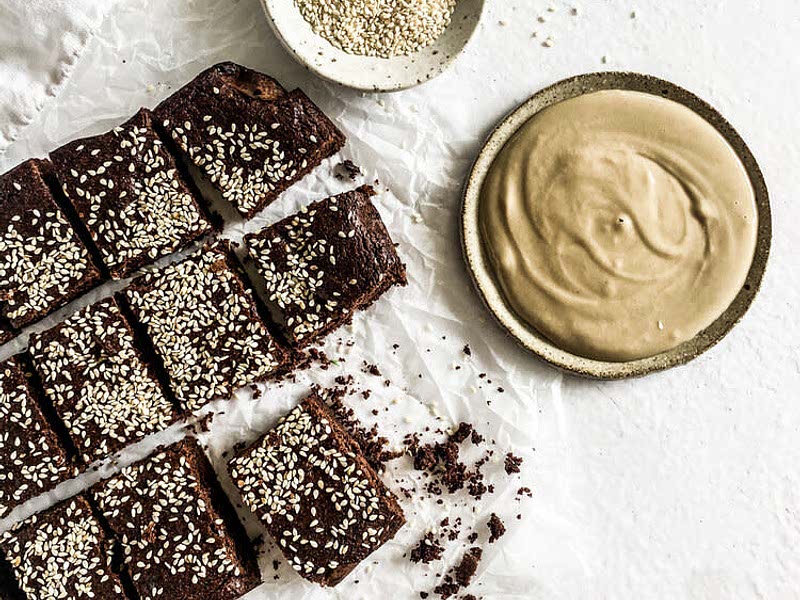 Chocolate Tahini Brownies Recipe - Samsung Food