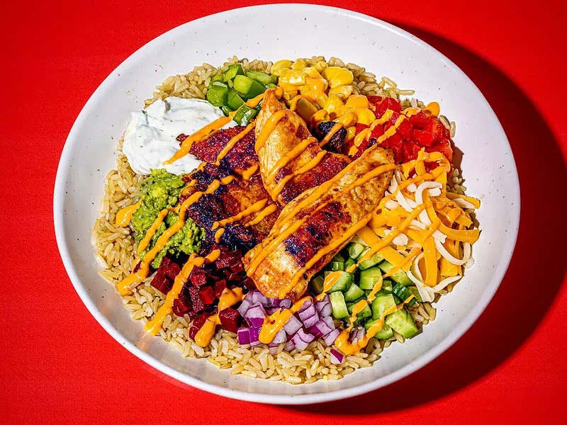 Bol-repas style poulet rouge Recipe - Samsung Food