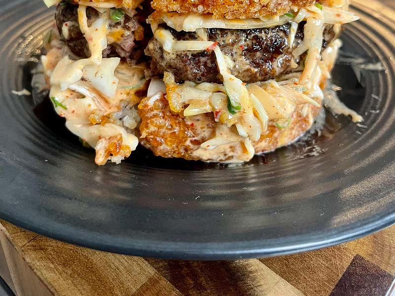 Galbi (Korean Short Rib) Rice Burger Recipe - Samsung Food