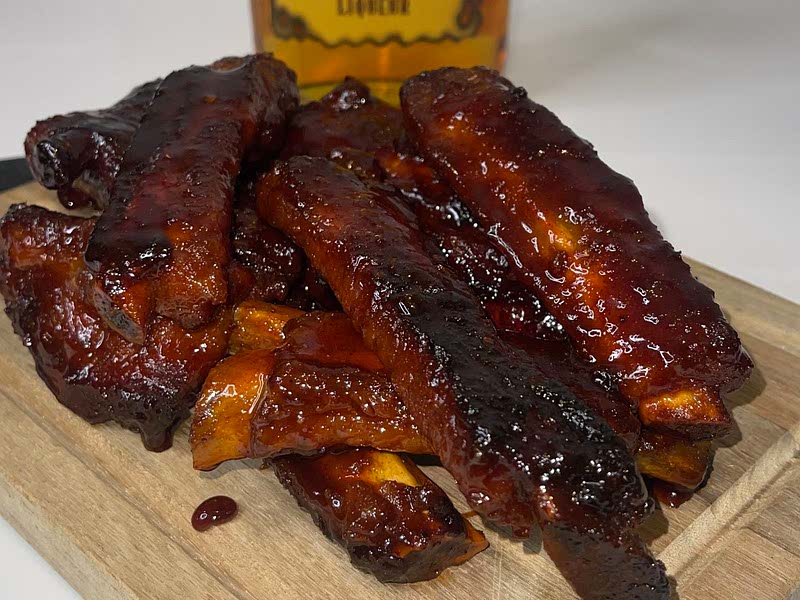Sticky Fireball Whisky Pork Ribs Recipe - Samsung Food