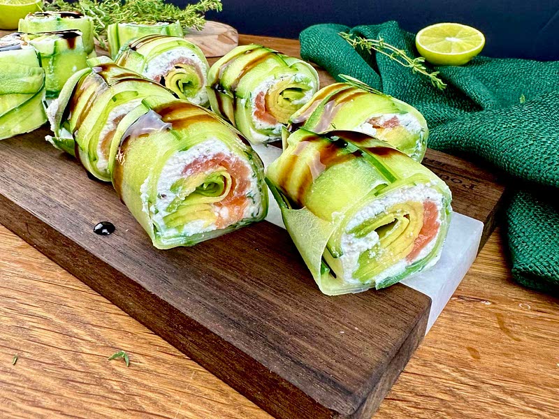 Ricotta Salmon Cucumber Roll Recipe - Samsung Food