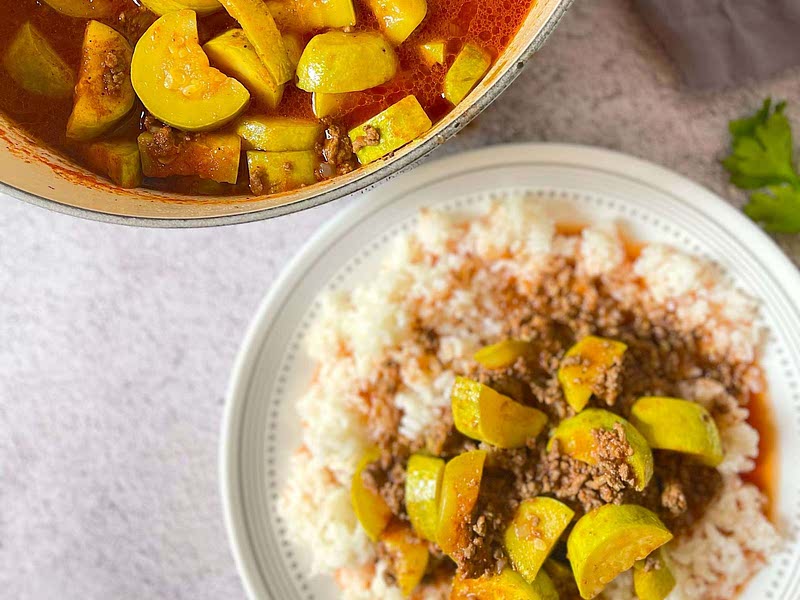 Deconstructed Kousa Mahshi (unstuffed zucchini and beef) Recipe ...