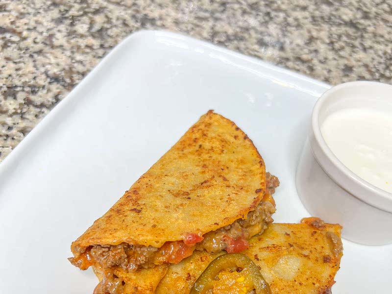 Cheesy Beef Tacos Recipe - Samsung Food