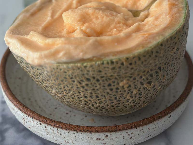 3 Ingredient Melon Rose Sorbet (dairy free) Recipe - Samsung Food
