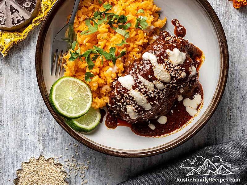 Mole con Pollo Recipe - Samsung Food