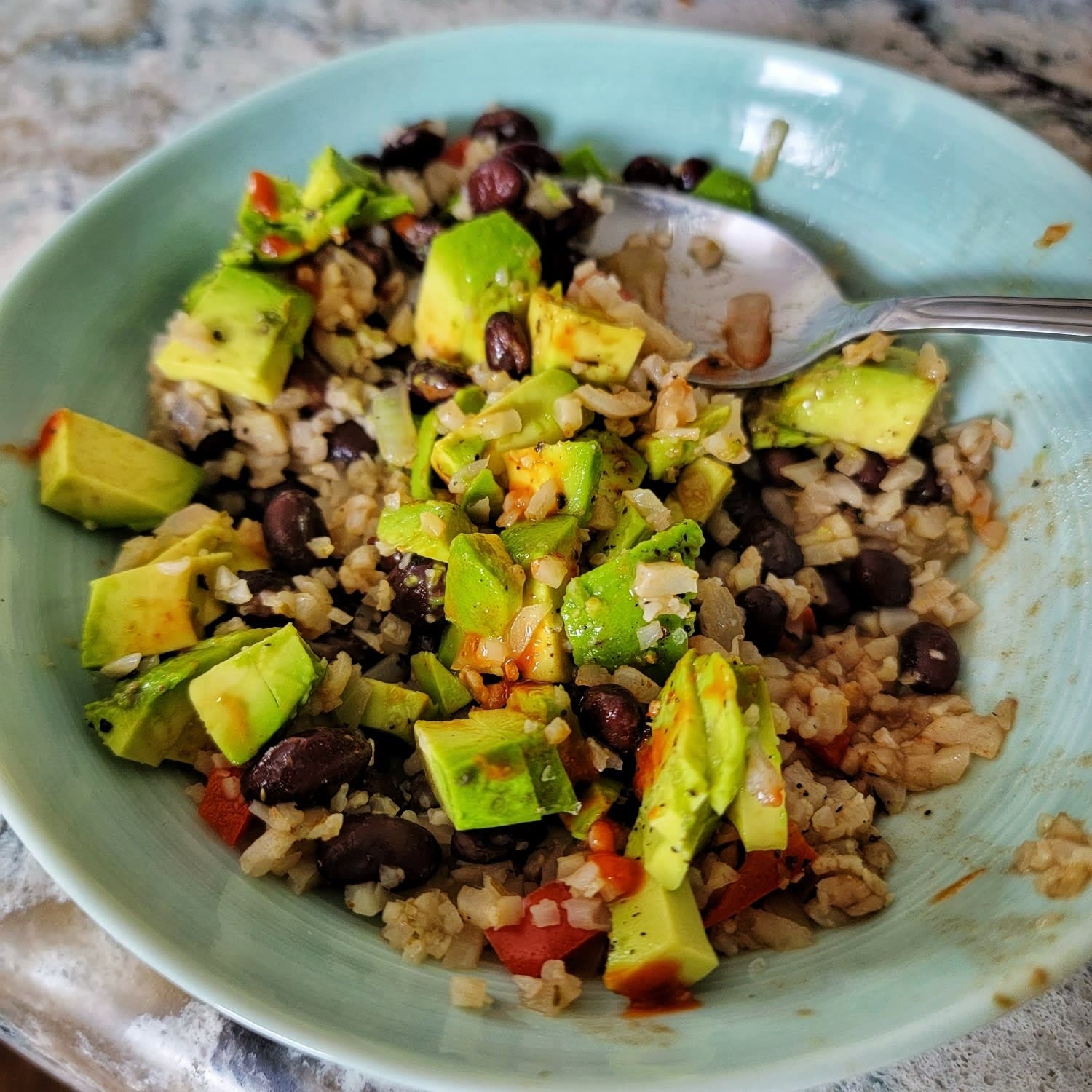 Cauliflower Congri (Cuban-Style Black Beans + Cauliflower Rice Recipe ...