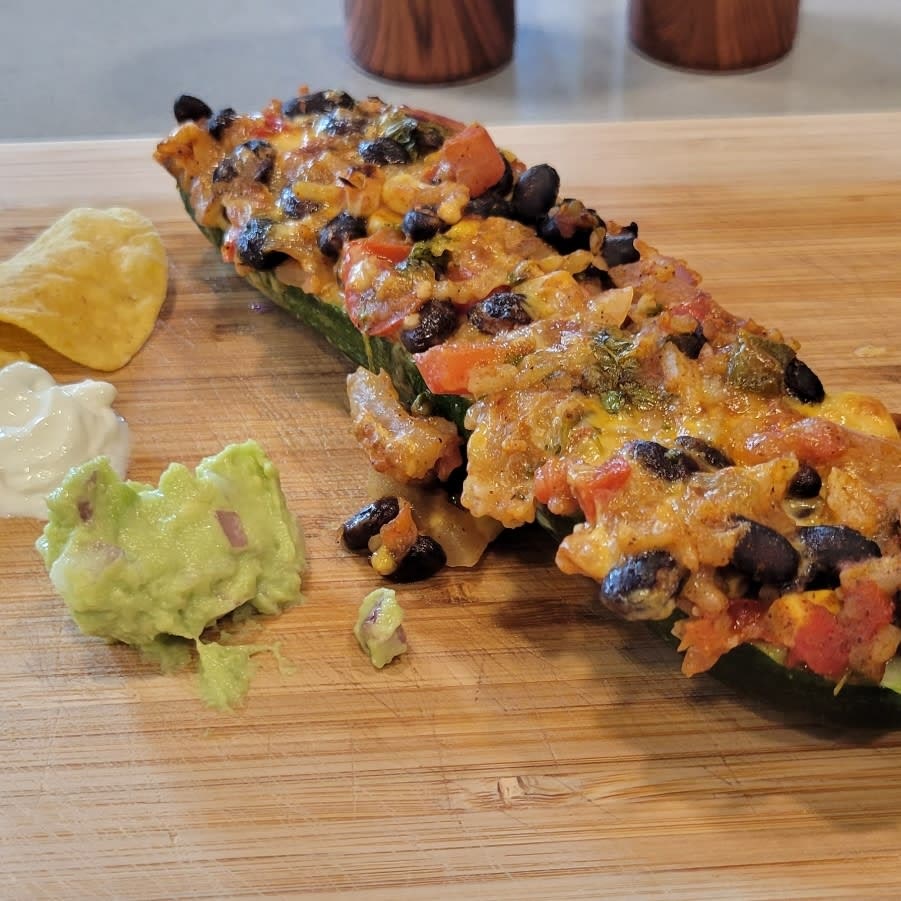 Mexican Zucchini Burrito Boats Recipe - Samsung Food
